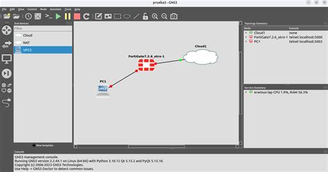 🥇 Simular Un Firewall Fortigate En Linux Ubuntu Con Gns3