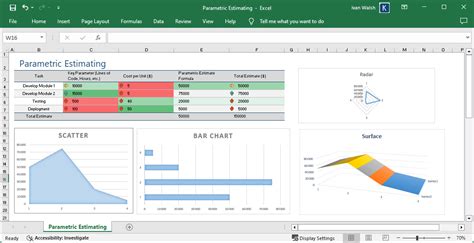 Parametric Estimating Excel Tutorial Ms Office Templates With Ai Prompts