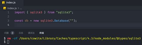Vscode Analyses `import Sqlite3 From Sqlite3` Differently And