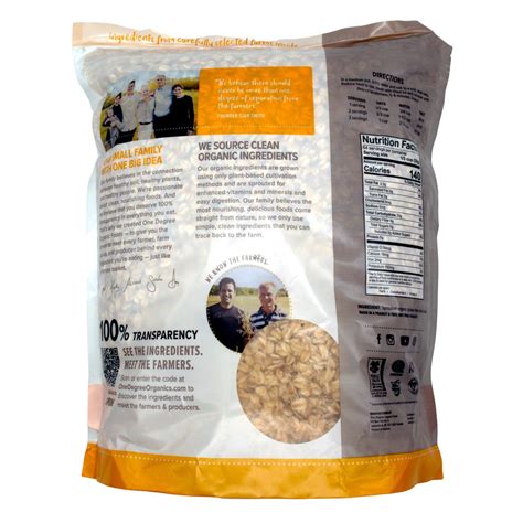 One Degree Organic Sprouted Rolled Oats — Snackathon Foods