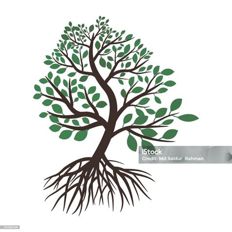 녹색 나무 아트 벡터 디자인 녹색 플랫 아이콘 일러스트레이션 자연 수평 개요 식물 잎 계절 성장 아이콘 세트 추상 식물학 숲 가지 식물 부분 단순성 디자인 요소 디자인