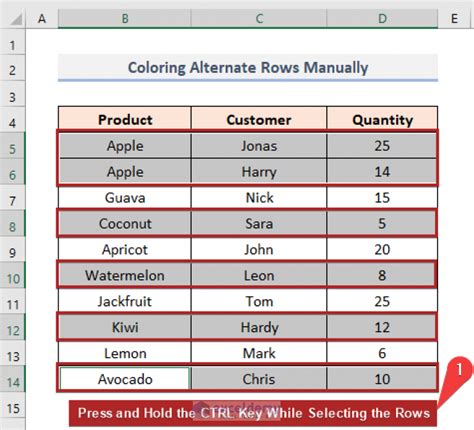 How To Color Alternate Row Based On Cell Value In Excel