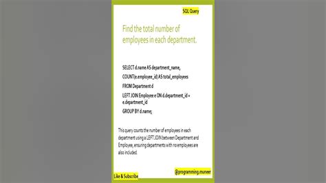 Sqlquery 6 Sql Shorts Youtube