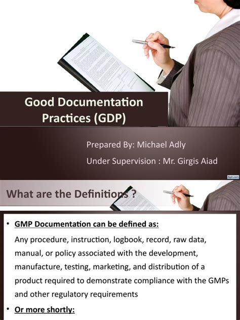 good documentation practices gdp download free pdf business