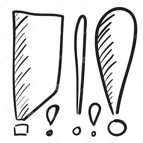 Set Of Different Exclamation Marks Important Information Symbols Stock Illustration