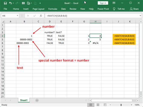 How To MATCH Numbers Formatted As Text In Excel DailyEXCEL Net