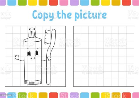 그림을 복사합니다 아이들을위한 책 페이지를 색칠 교육 개발 워크 시트 어린이를위한 게임 필기 연습 귀여운 만화 벡터 일러스트 0