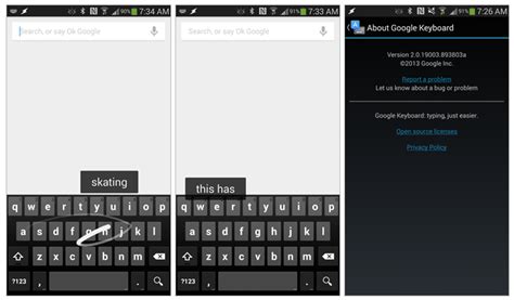 Android KitKat Google Keyboard Available Now