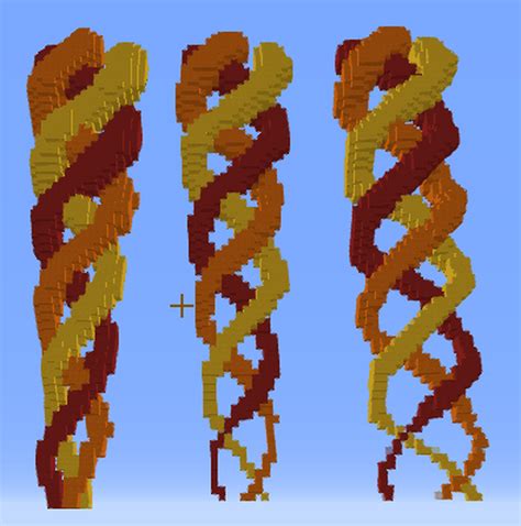 Three Strand Braid Template Minecraft Map