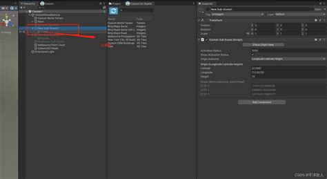 cesiumforunity详解二（加载自定义建筑模型，移动到指定位置） cesium for unity csdn博客