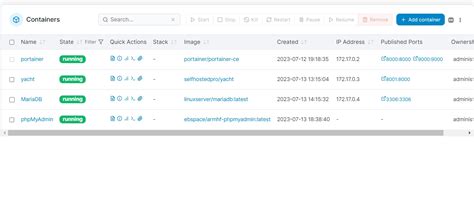 Phpmyadmin On Openmediavault With Docker And Portainer Raspberry Pi