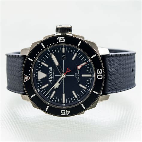 Alpina Seastrong Diver Gmt Date Blue Ref Al 247lnn4tv6 Watch1440