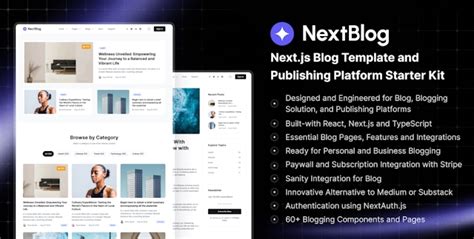 next js starter templates with authentication and more