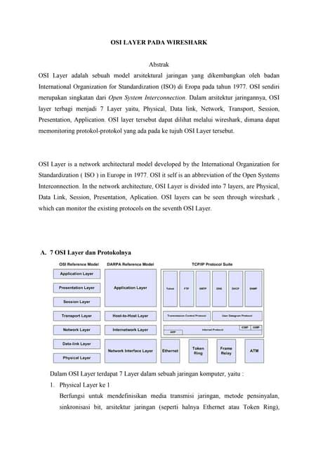 Osi Layer Pada Wireshark Pdf