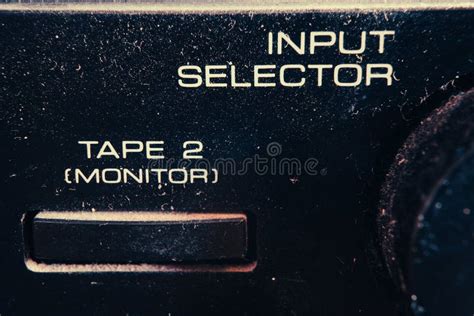 Button For Input Selector Stock Image Image Of Press 386089967