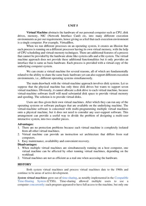 os 5 it s a lecture notes unit 5 virtual machine abstracts the