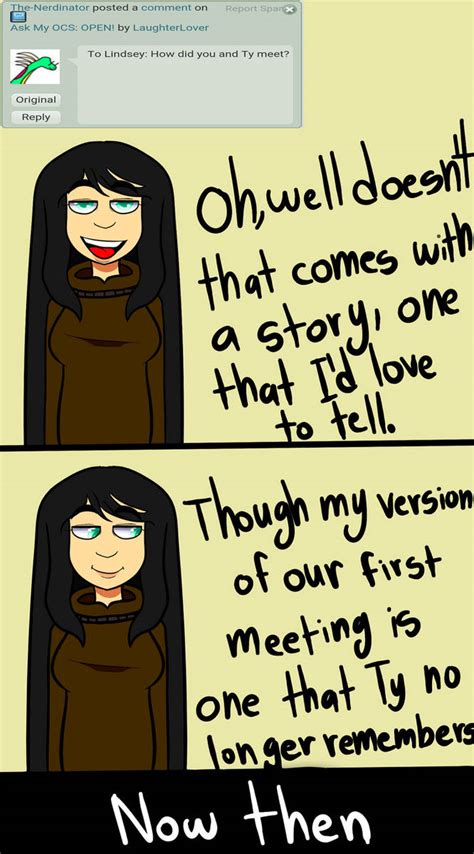 Lindsey Question 1 Part 1 By Laughterlover On Deviantart