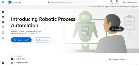 15 Best Robotic Process Automation Courses To Take In 2025