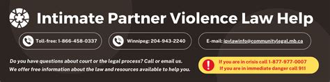 Victims Of Intimate Partner Violence Project Community Legal