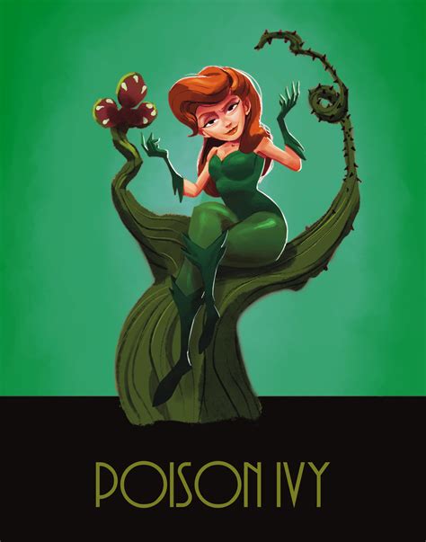 Poison Ivy Batman The Animated Series Inspire Through Art