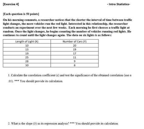 Solved Exercise 4 ﻿intro Statistics Each Question Is