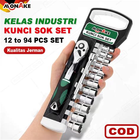 Jual Monake Kunci Sok Set 1232374653618294 Pcs Set Lengkap Kunci