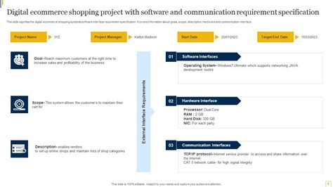 Software Requirement Specification Powerpoint Ppt Template Bundles Ppt