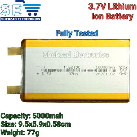 37v 350mah To 10000mah Rechargeable Batteries Lithium Li Po Polymer
