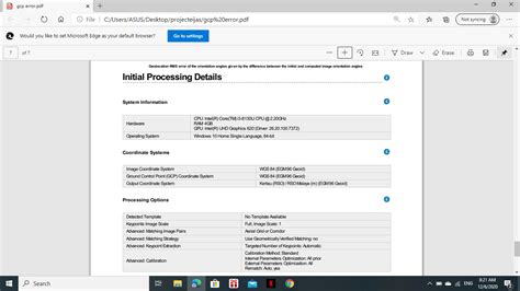 Output Coordinate System In Geographic Coordinates Pix4dmapper