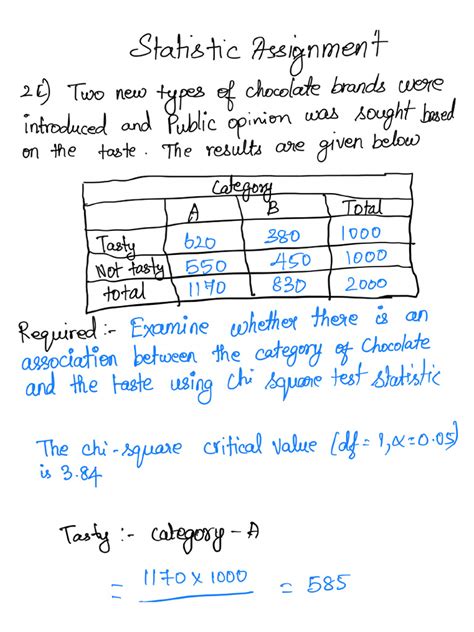 Statistic Assignment Pdf