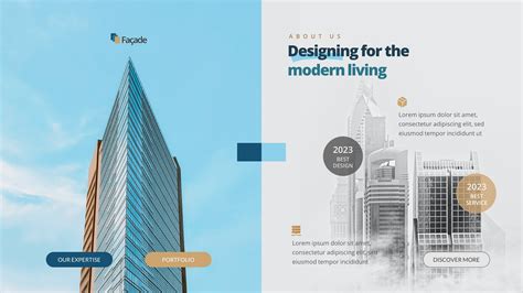 Facade Creative Powerpoint Template Presentation Templates