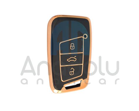 2812 B Volkswagen Smart Silikon Kılıf 3 Buton Anadolu Anahtar