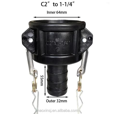 IBC Camlock Quick Coupling C Plastic Adapter For IBC Totes
