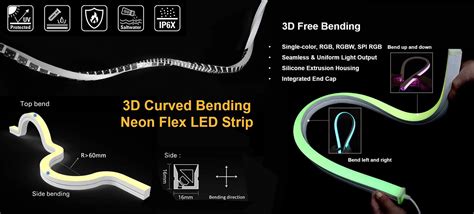 3d Curved Bending Neon Flex Led Strip Leading China Pixel Led Manufacturer