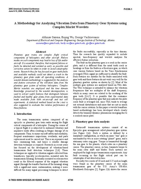 Pdf Analizing Vibration Data Using Complex Morlet Waves Dokumentips