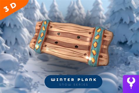 Cartoon Winter Plank 3d Exterior Unity Asset Store