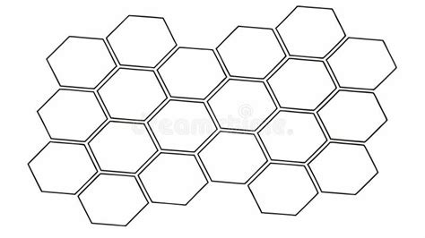 Abstract Geometric Honeycomb Grid Pattern Vector Vector Design Generative Ai Stock Vector