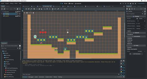 scalable platformer template making game making easier and faster