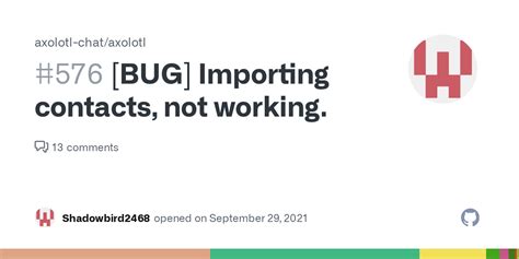 Bug Importing Contacts Not Working · Issue 576 · Axolotl Chat