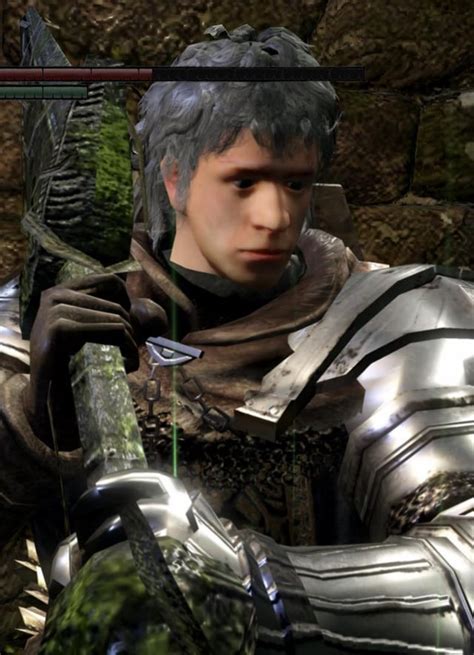 A Drawing Of My Ds1 Character Vs What He Looks Like In Game Rdarksouls