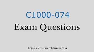 IBM C Practice Test Conquer Certification With Ease PPT