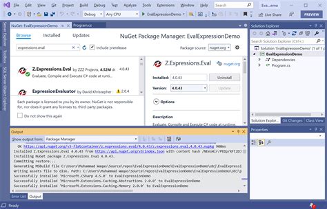 c eval expression environment setup eval expression tutorial