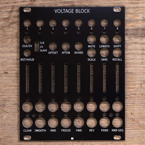 Voltage Block Black Panel Mork Modules