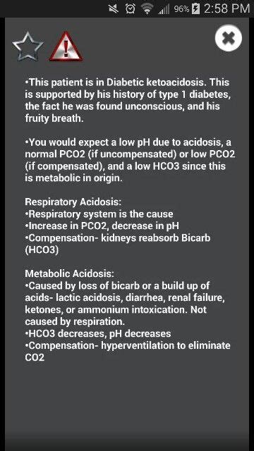Acidosis Metabolic Dka V Respiratory Hospice Nurse Acidosis Type