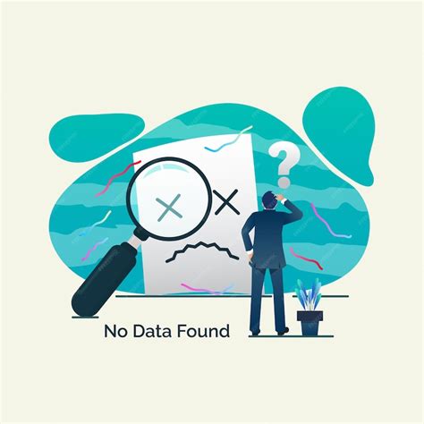 Premium Vector No Data Found Illustration For Sites Banner Design
