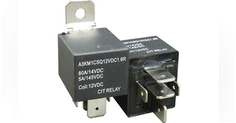Cit Relay And Switch Introduces The A3k Series Automotive Relays New Equipment Digest