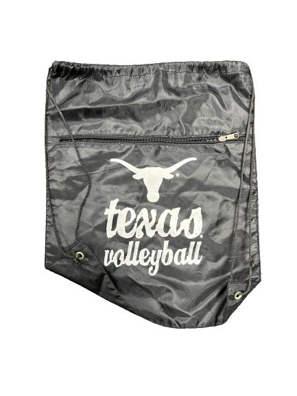 Bella Bergmark Texas Volleyball Player Exclusive Draw String Bag The Players Trunk