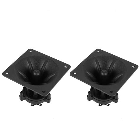 2pc Tweeters Piezoelectric Tweeter Loudspeaker Ceramic Buzzer Treble Square Audio Speaker