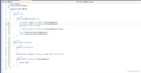 C 单例设计模式 CSDN博客