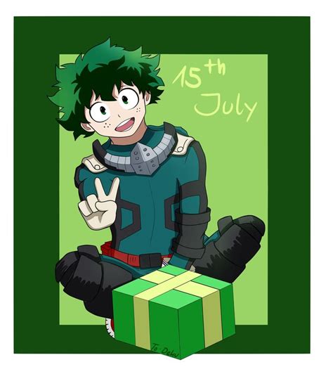 Izuku Midoriyas Birthday By Andekuro Instagram Zelda Characters